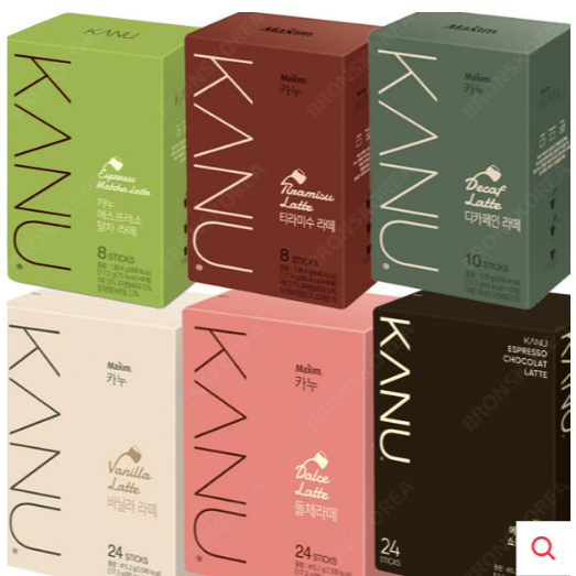 [Kanu Coffee] Kanu Latte Collection 6T / 24T Dolce Latte, Double Shot ...