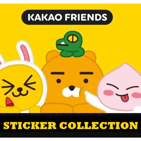 [Kakao Friends] Sticker collections (4 typs) | Shopee Singapore