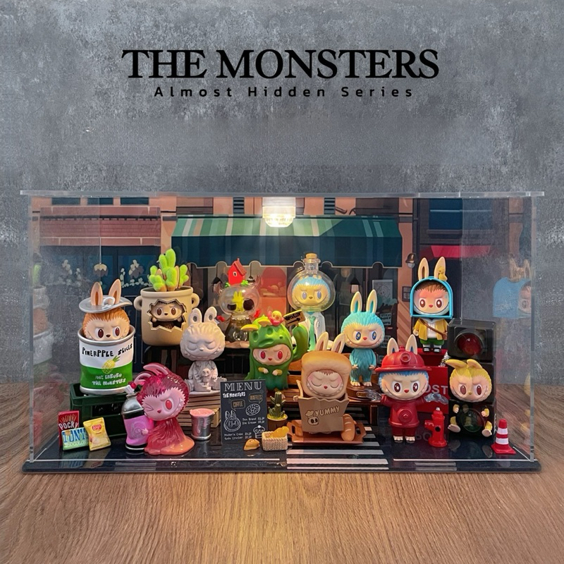 THE MONSTERS Labubu Almost Hidden Series Display Box | Shopee Singapore