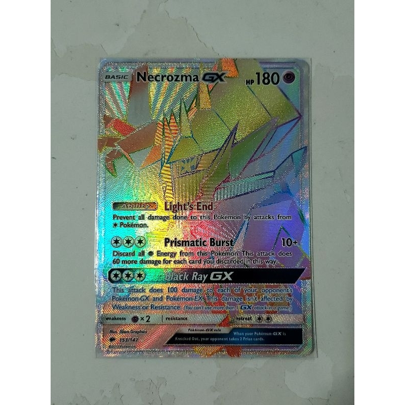 Pokemon necrozma gx hyper rare rainbow card | Shopee Singapore