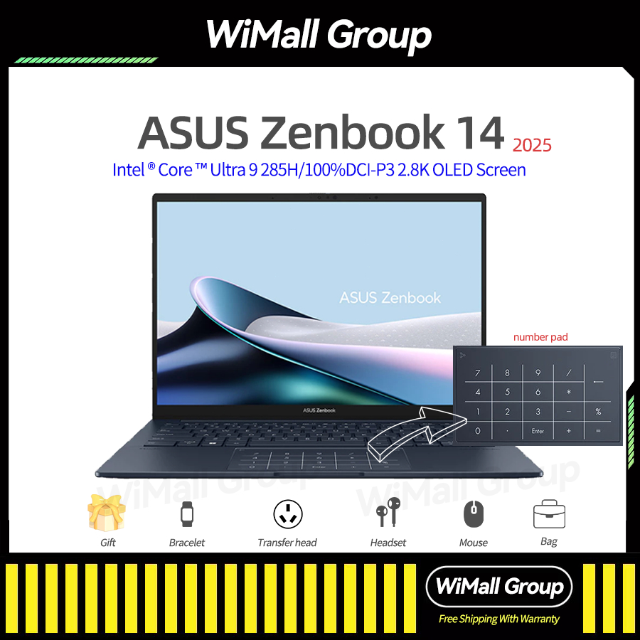 Ultra 9 285H ASUS Zenbook 14 2025 UX3405C/ASUS Zenbook 14 2.8K 120Hz 14 ...