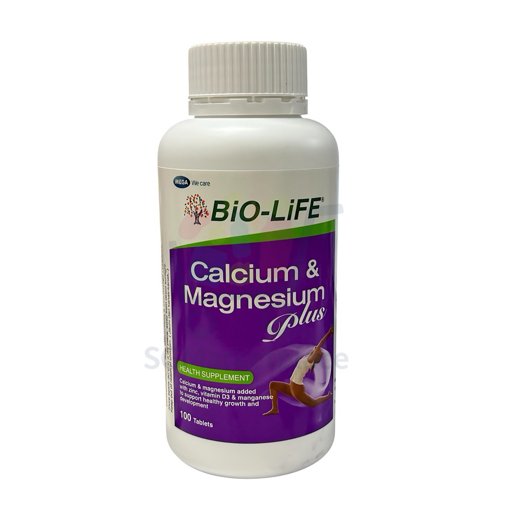 Bio-Life Calcium And Magnesium Plus 100 Tablets | Bone And Muscle ...