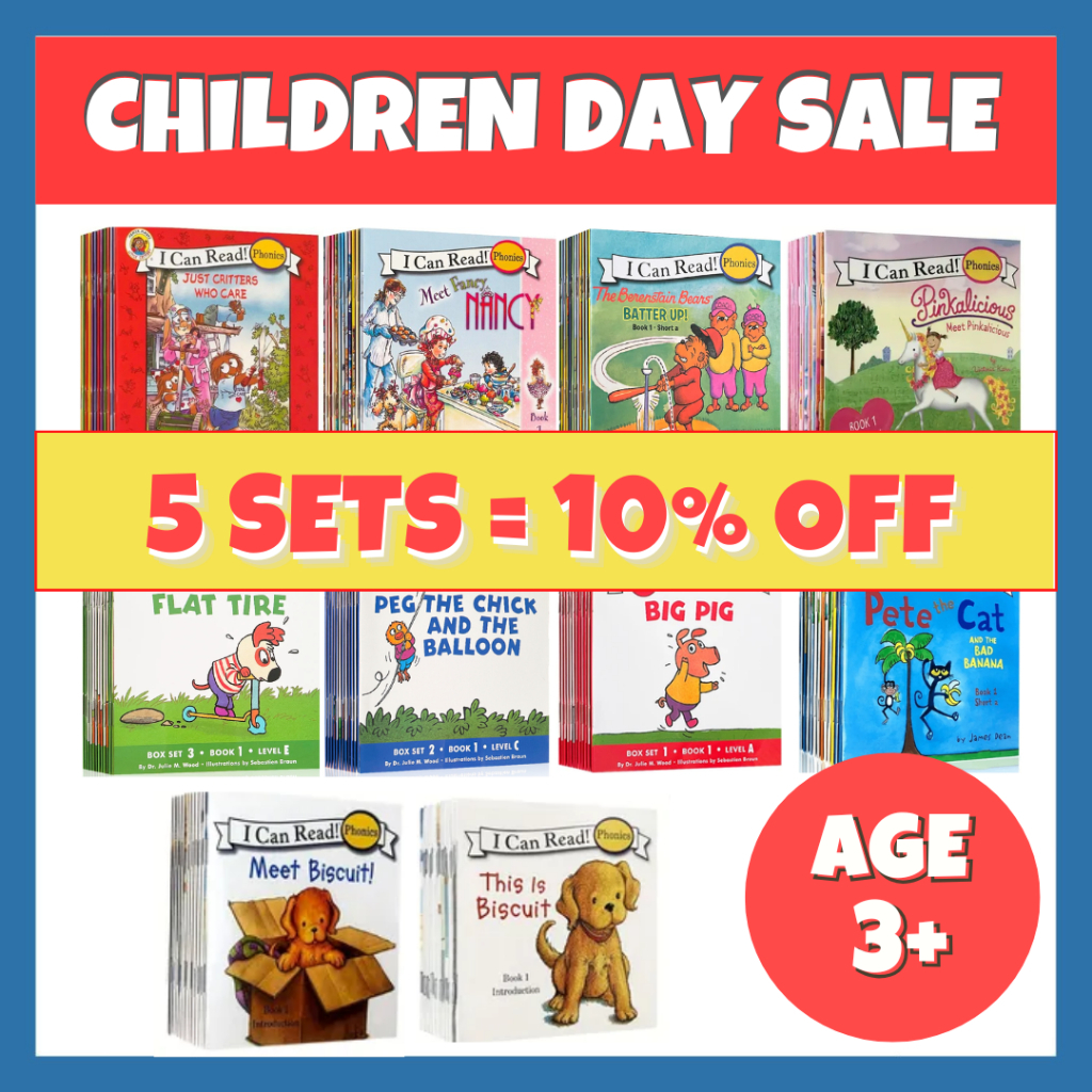 [SG STOCK] I Can Read Books (LISTING #1) - Phonics English Story Book ...