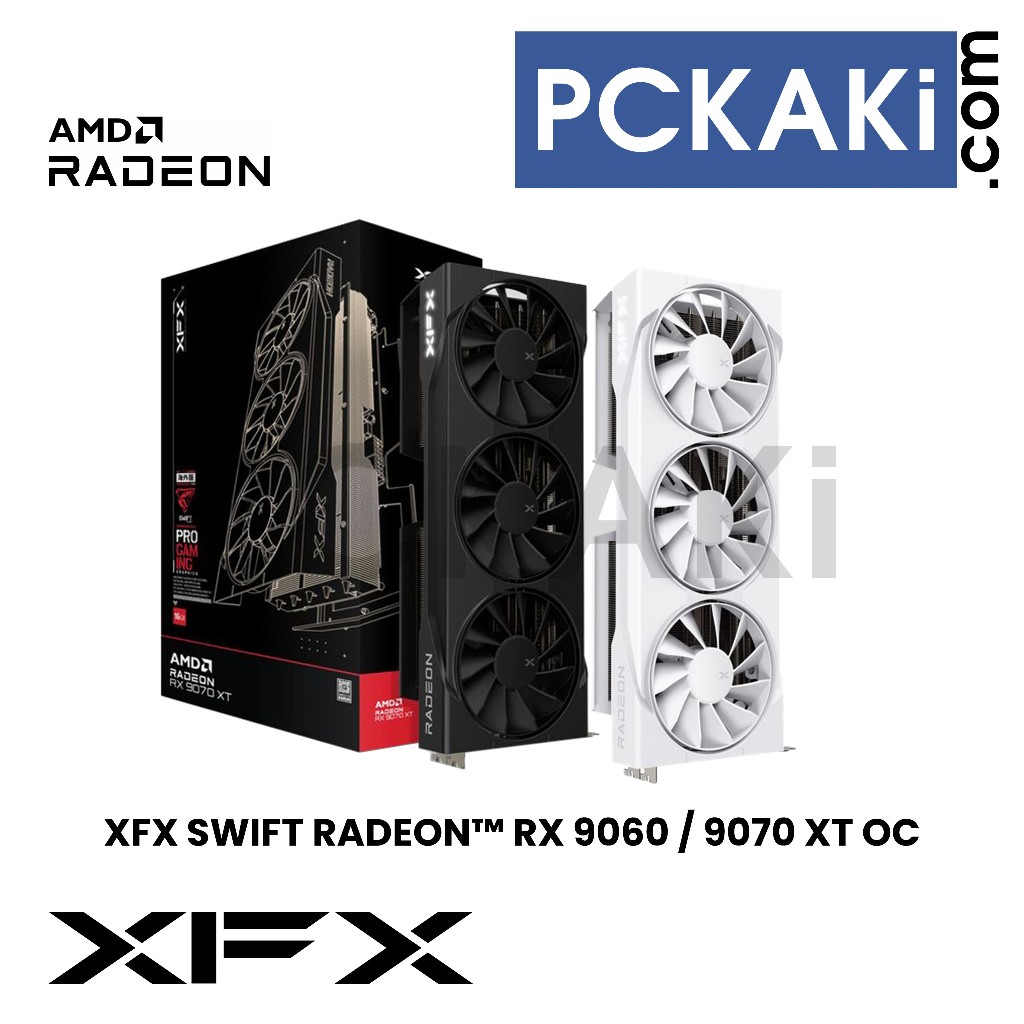 XFX SWIFT RX 9060 / 9070 XT OC 16GB GAMING EDITION 9060XT 9070XT GRAPHIC CARD | Shopee Singapore