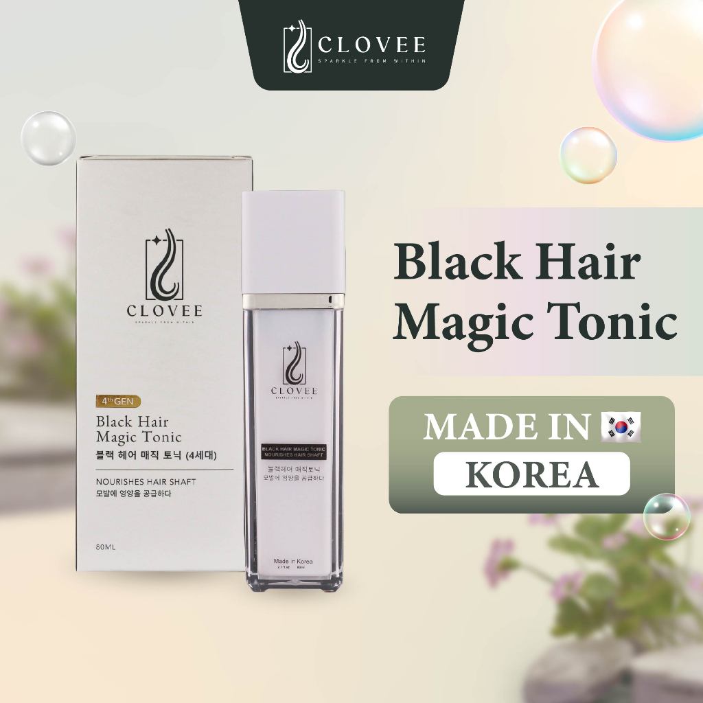 CLOVEE Black Hair Magic Tonic | Shopee Singapore