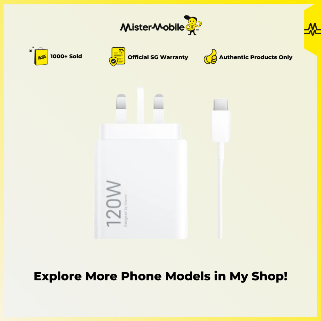 Xiaomi Xiao Mi 120W HyperCharge Combo (Type-A) Power Adapter | Turbo ...