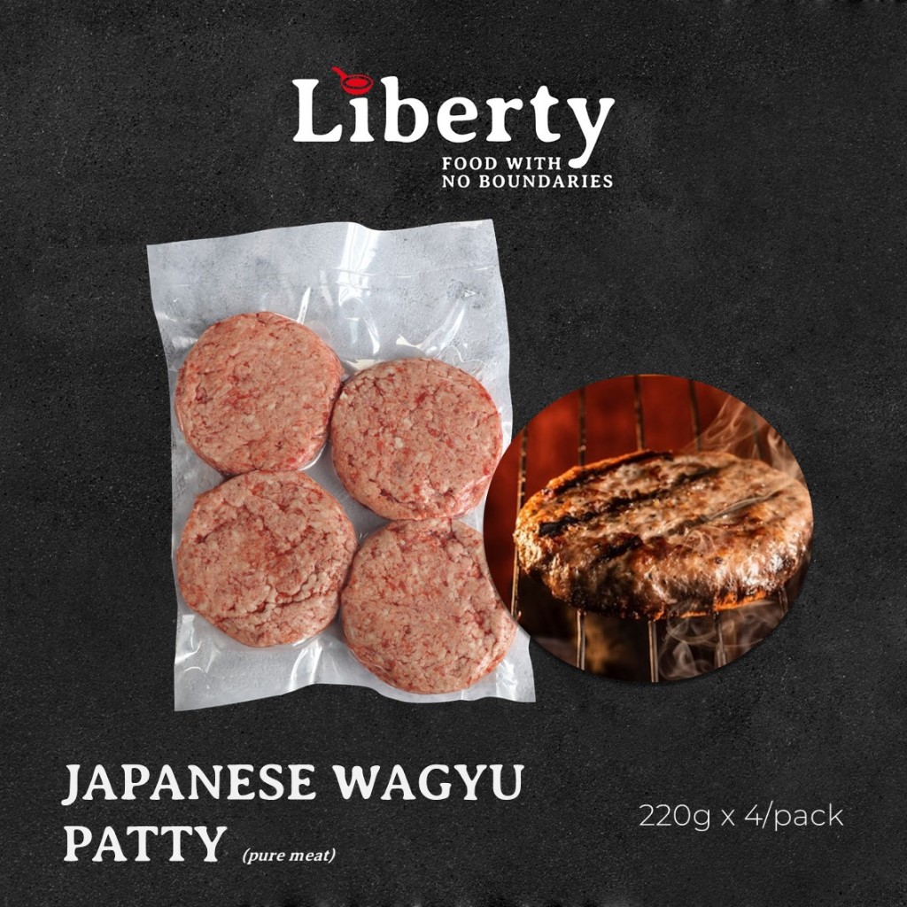 [Liberty] Japanese Premium Wagyu Patty (220g x 4pcs/pkt) | Shopee Singapore