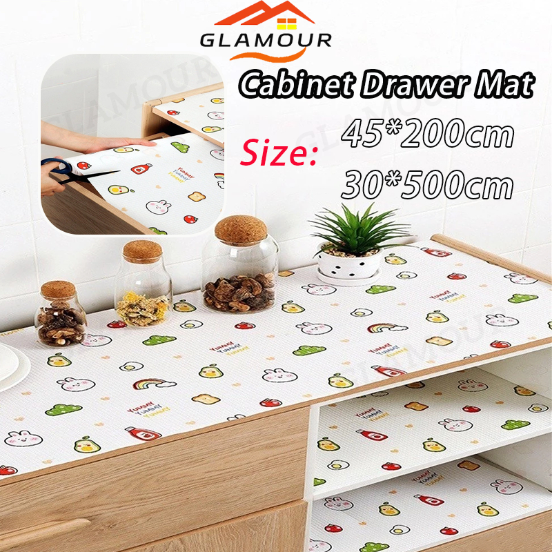 [SG] Multifunctional Cabinet Drawer Mat Dust-Proof Moisture-Proof Pad ...