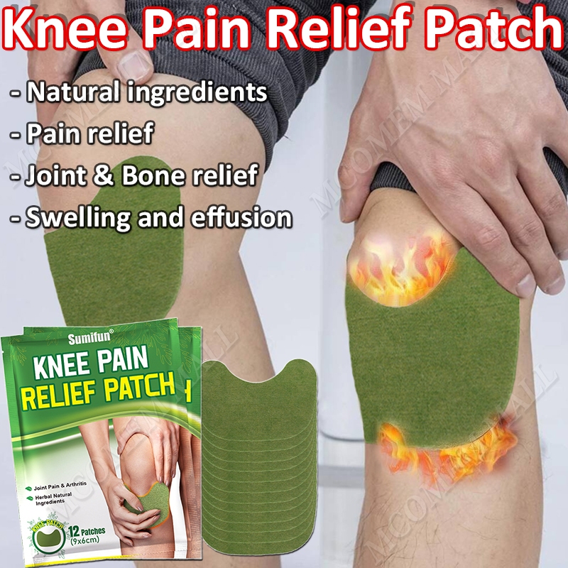 Knee Pain Relief Patch Wormwood Arthritis Joint and Bone Pain Relief ...
