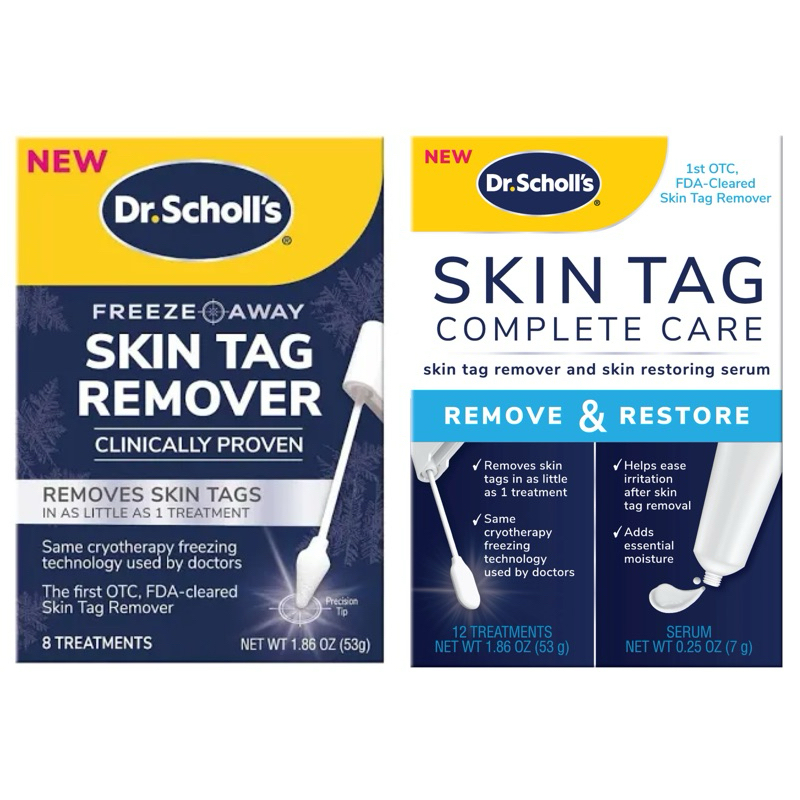 Dr. Scholl's Freeze Away Skin Tag Remover and complete care kit, FDA ...