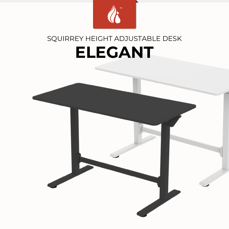 Squirrey Pneumatic Height Adjustable Elegant Desk - 700-1150mm ...