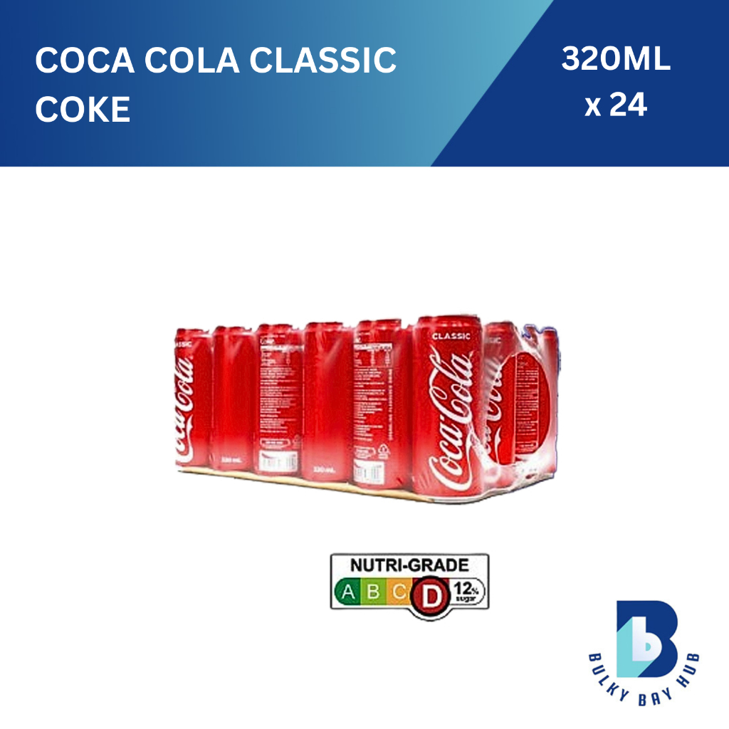 [Carton Deal] Coca Cola Classic Coke 320ml x 24 Cans | Shopee Singapore