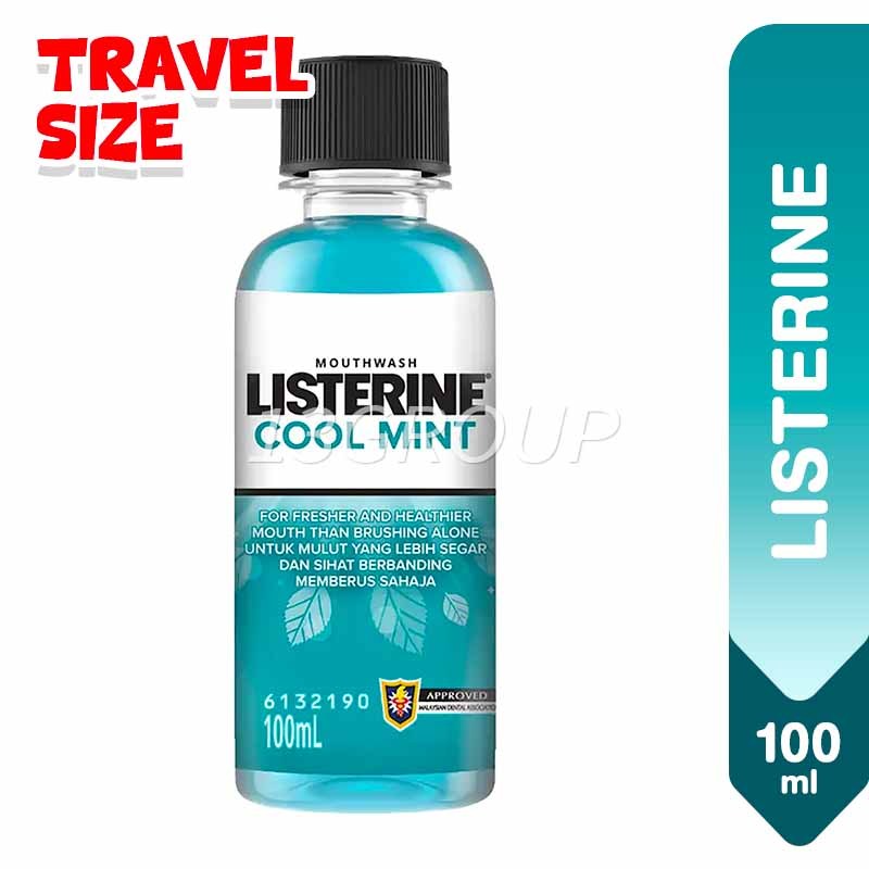 Listerine Cool Mint Mouthwash Travel Size, 100ml | Shopee Singapore