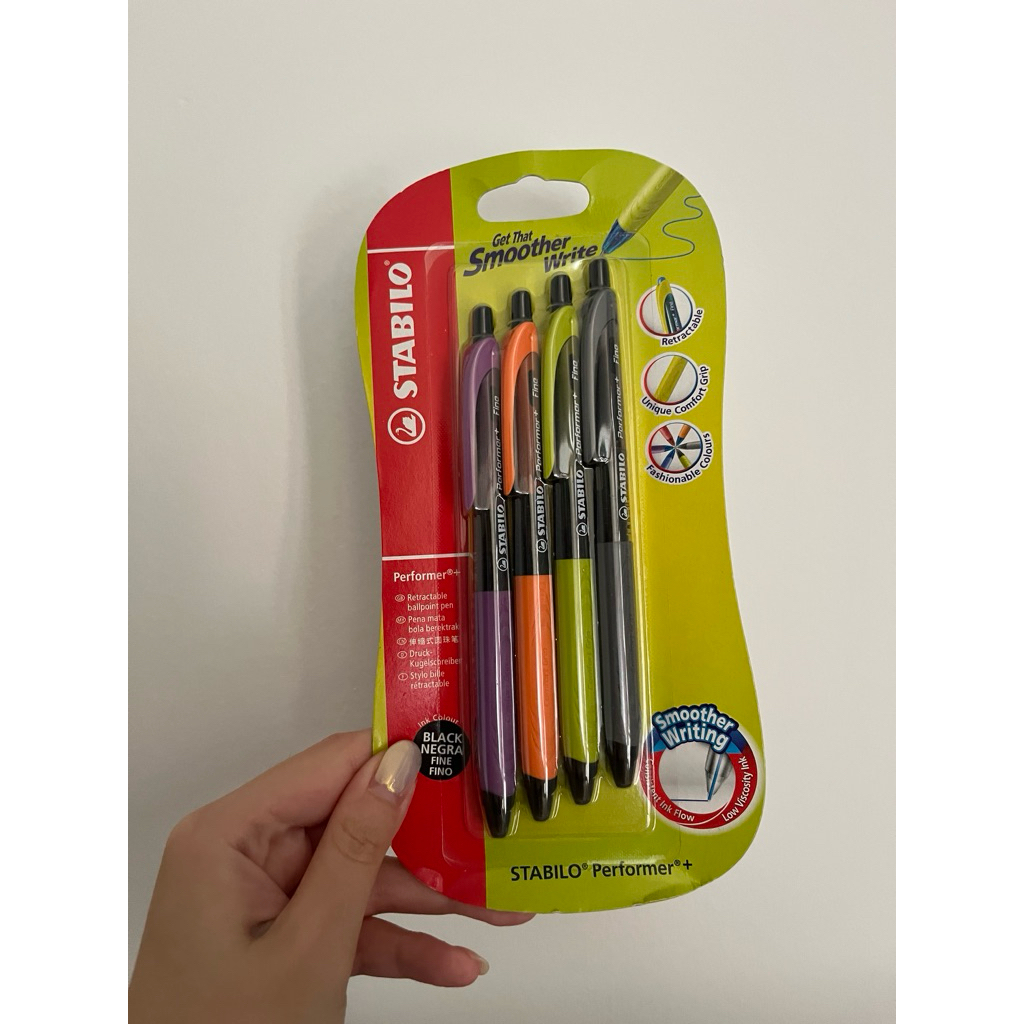 stabilo pens (4 pcs) | Shopee Singapore