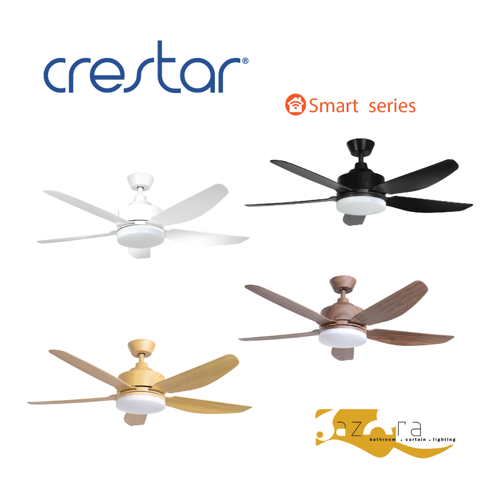 Crestar Airis+ 5 Blades LED DC Ceiling Fan 50“/56” (Smart Series ...