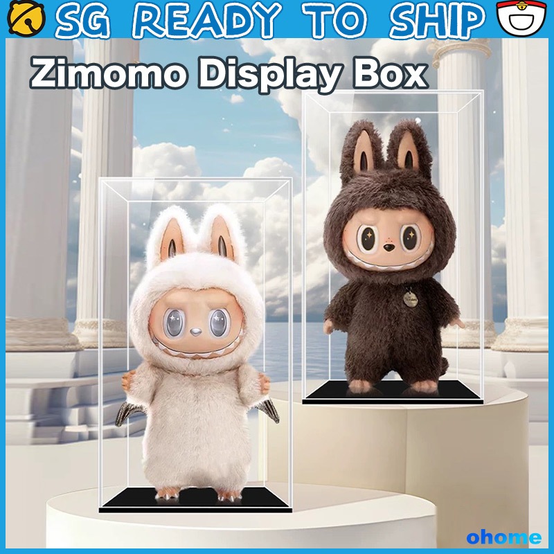 Labubu Zimomo Display Box Acrylic Popmart Display Case For Figurine ...