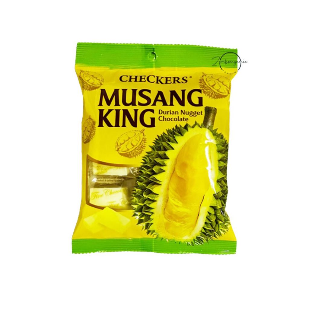 CHECKERS Musang King Durian Nugget Chocolate (60g) [SG] | Shopee Singapore