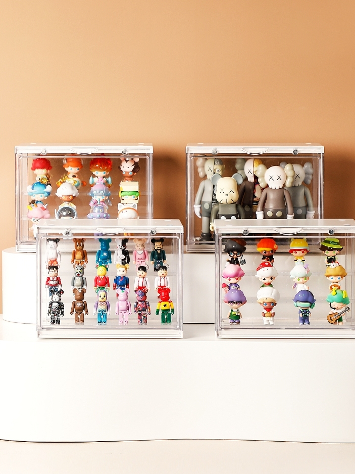 [SG STOCK] Acrylic Clear Popmart Display Box Figurine Display Case ...