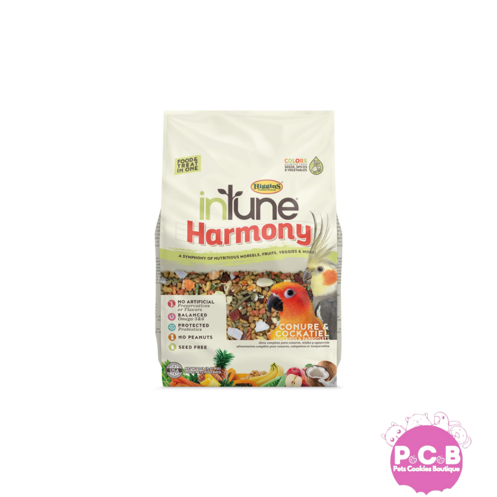 Higgins Intune Harmony Conure & Cockatiel 1.36kg | Shopee Singapore