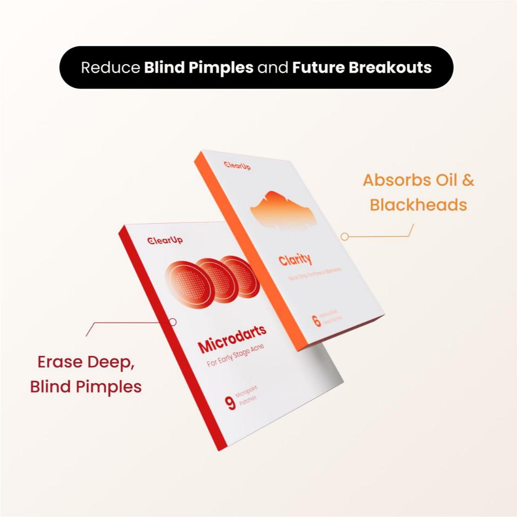ClearUp Snooze & Soothe Bundle | Microneedle Patches For Blind Pimples | Clarity Nose Pore ...