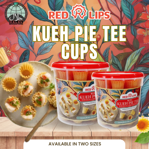 [REDLIPS] Traditional Peranakan Kueh Pie Tee Cups | Shopee Singapore