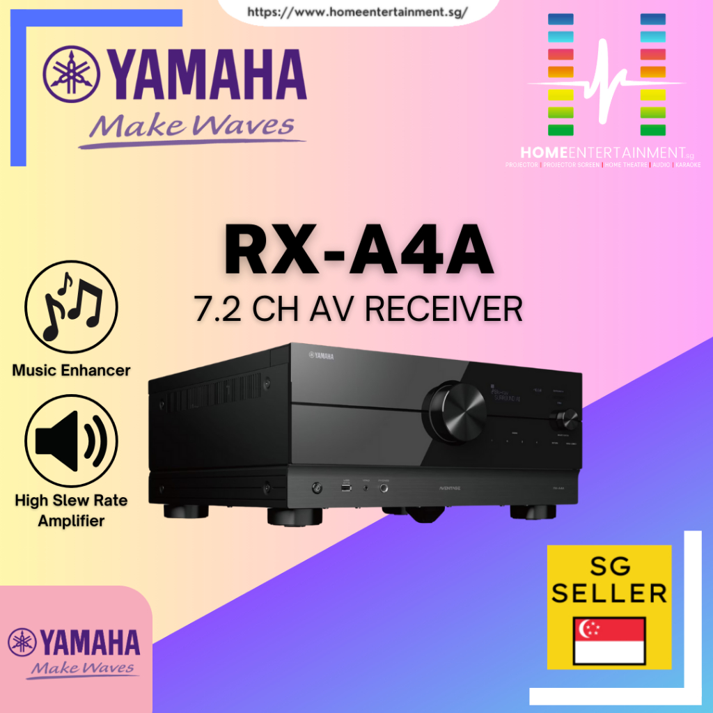 [LIMITED PROMOTION] YAMAHA RX-A4A 7.2 CHANNELS WITH SURROUND AI AV ...