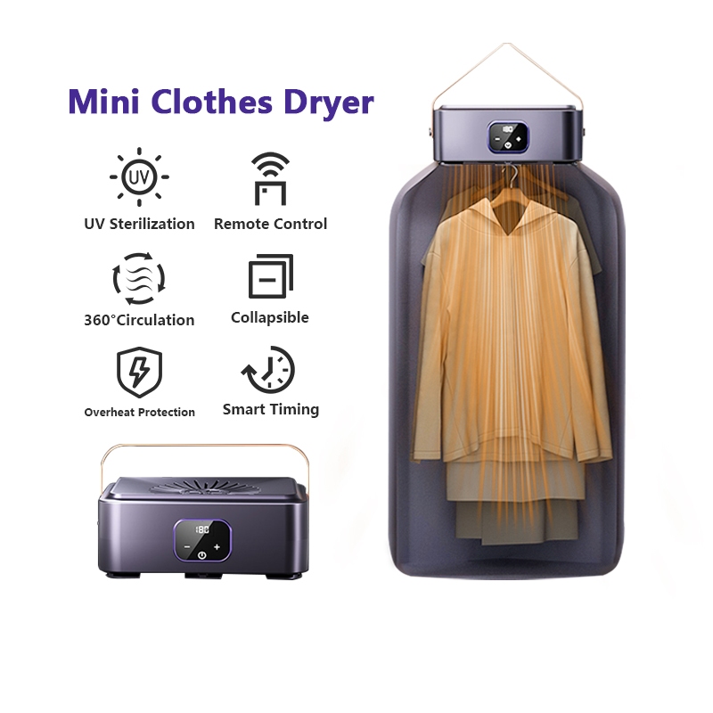 [SG Seller] Folding Dryer Portable Household Clothes Dryer Smart Quick ...