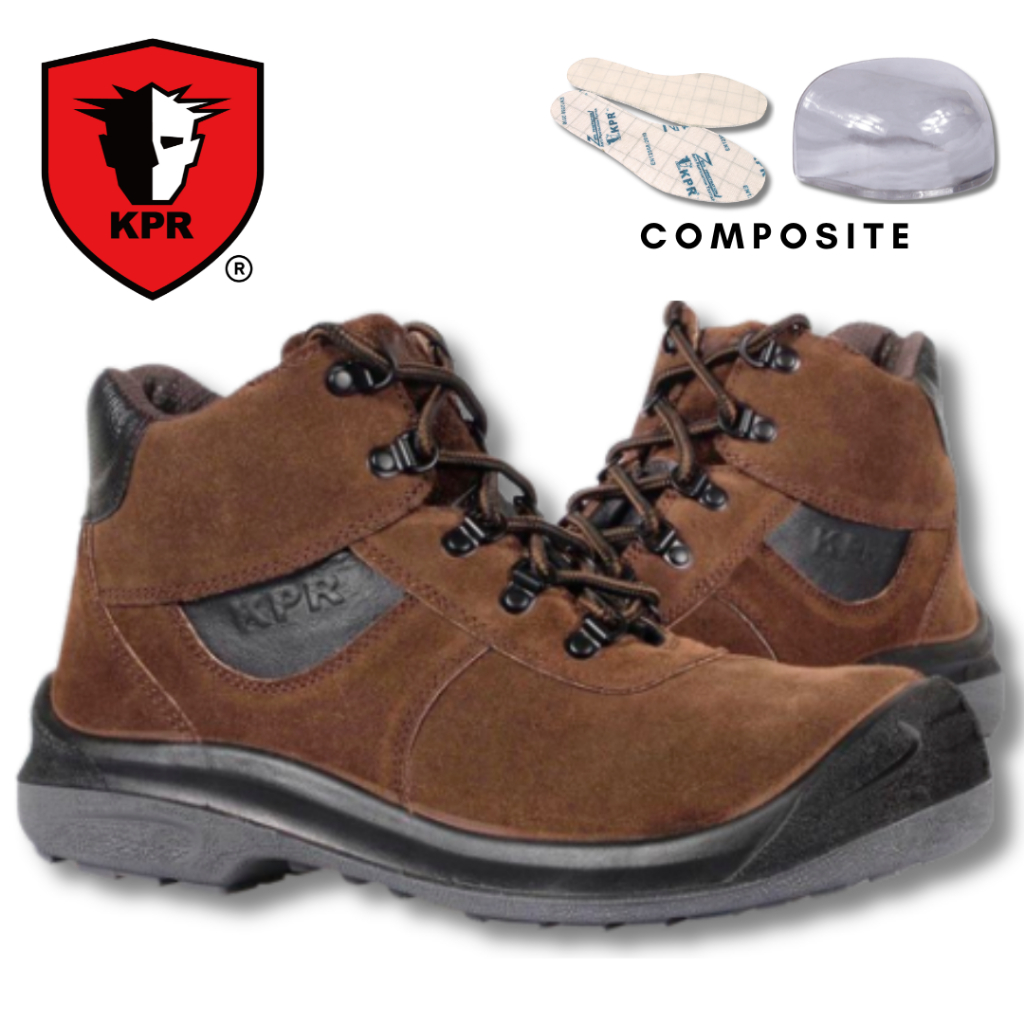 KPR L-221 Mid-Cut Lace Waterproof Safety Shoe (Composite Toecap & Anti ...