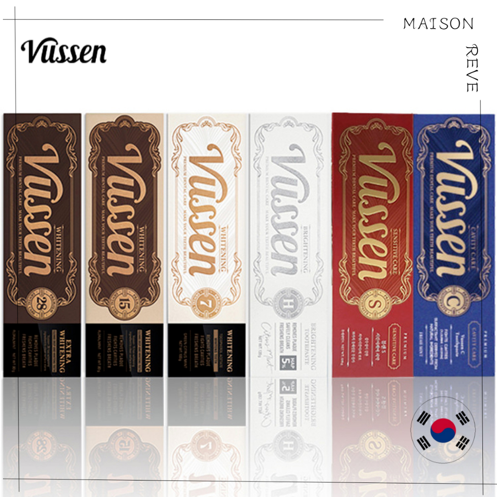 VUSSEN Whitening Toothpaste 6 Types | Shopee Singapore