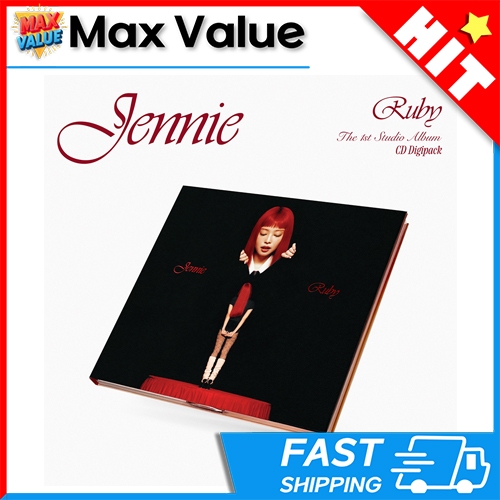 BLACKPINK JENNIE [RUBY] THE 1st STUDIO Album DIGIPACK Ver K-POP SEALED ...