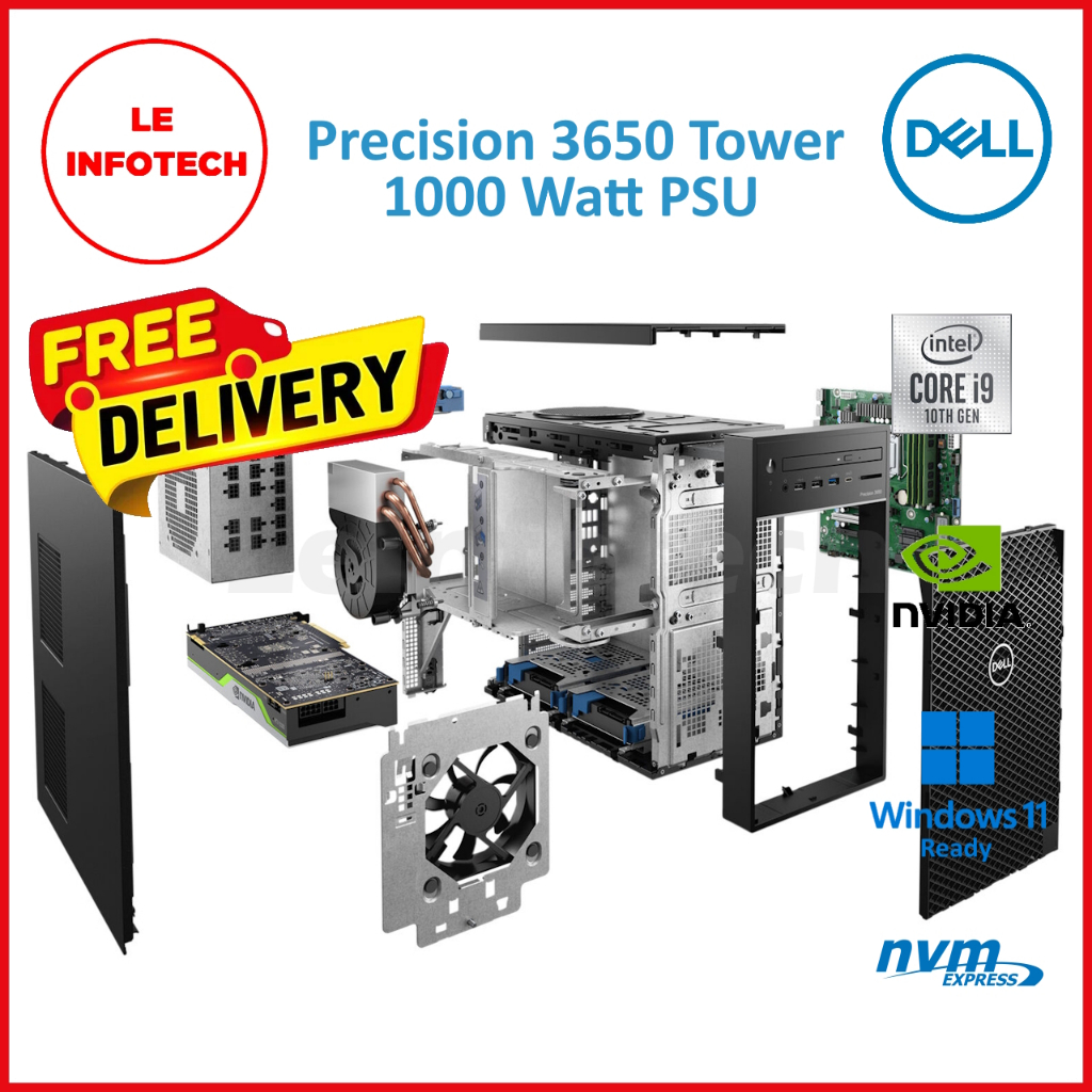 FREE Delivery! DELL Precision 3650/3640 Tower Workstation Desktop Intel ...