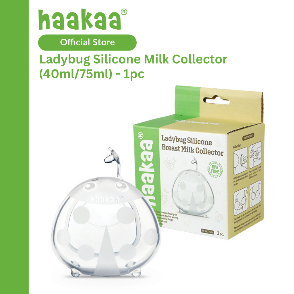 Haakaa Ladybug Silicone Milk Collector (40ml/75ml) | Shopee Singapore