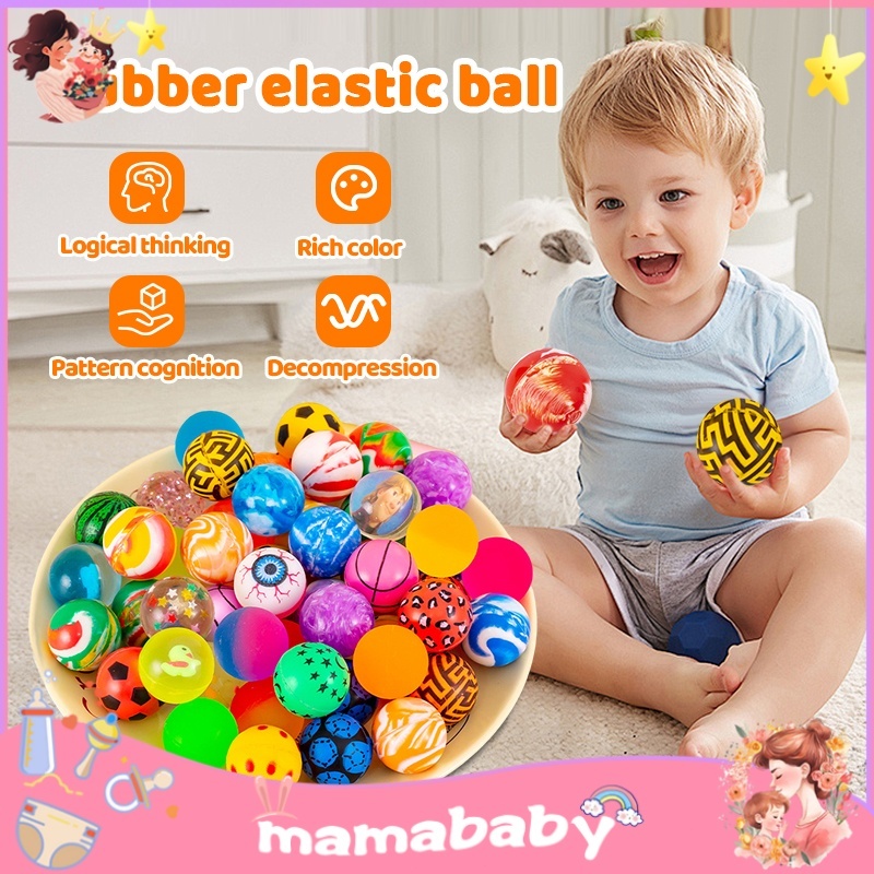 【NDD Delivery】Mini Rubber Bouncing Ball Toy/Jumping Ball/Children ...