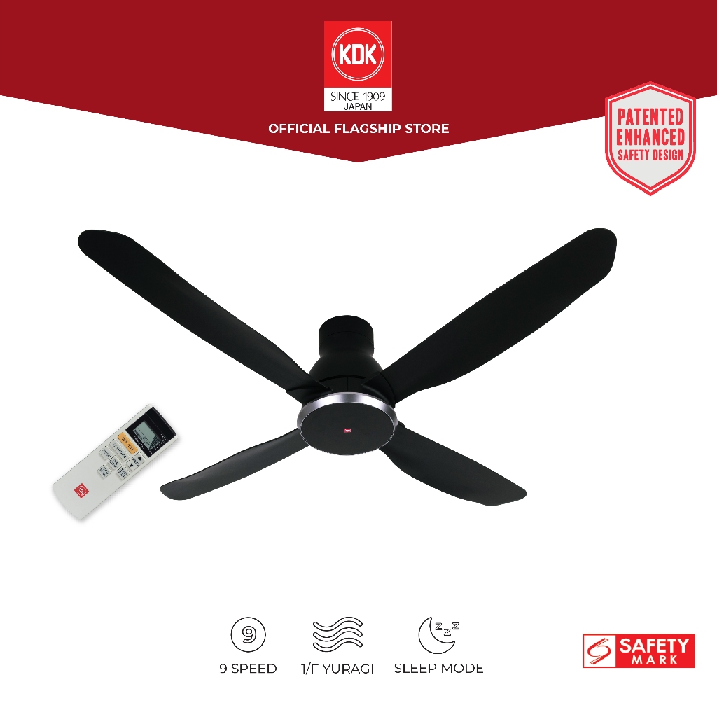 KDK W56WV (140cm) Remote Controlled DC Ceiling Fan | Shopee Singapore