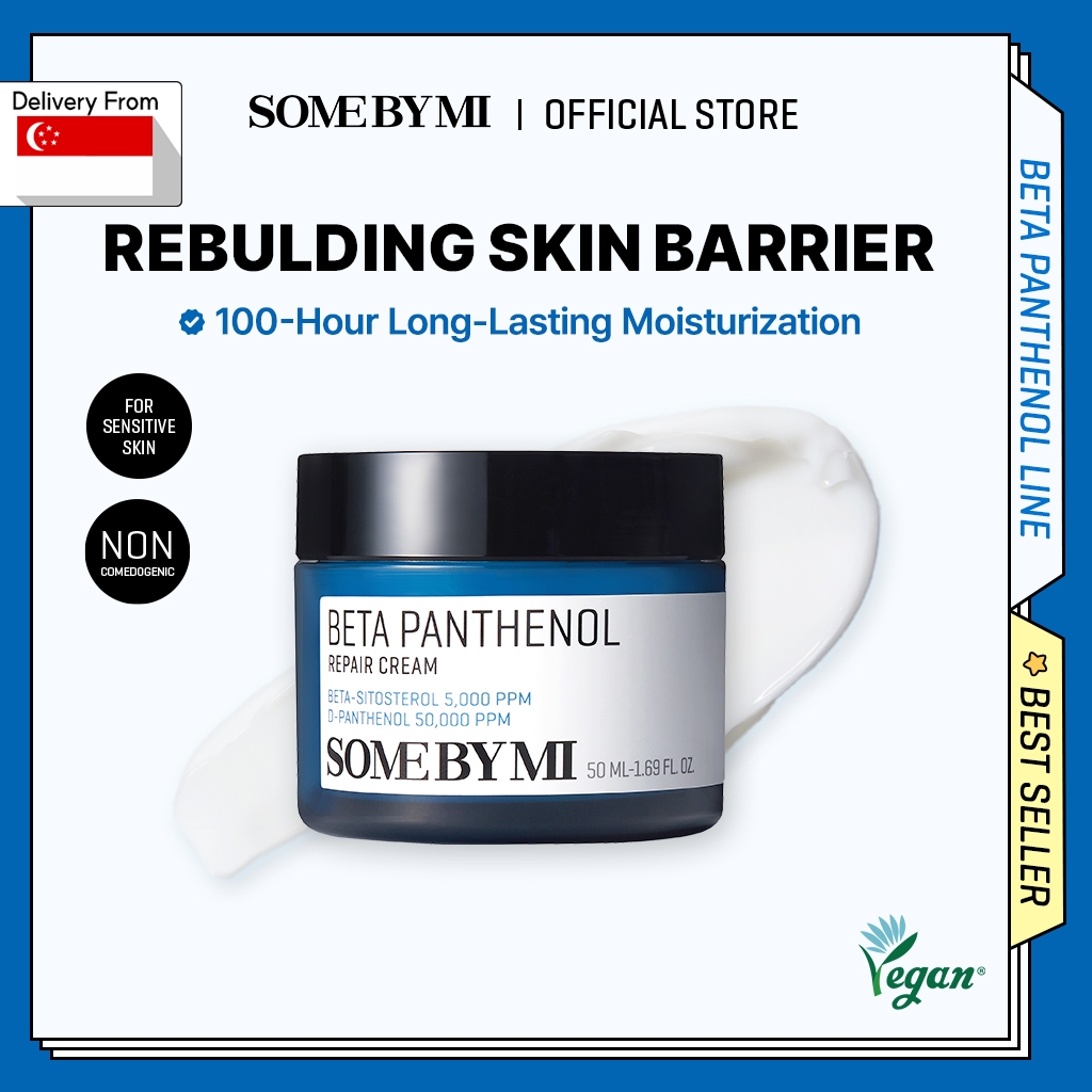 SOMEBYMI Beta-Panthenol Repair Cream 50ml [Skin Barrier Care, Soothing ...