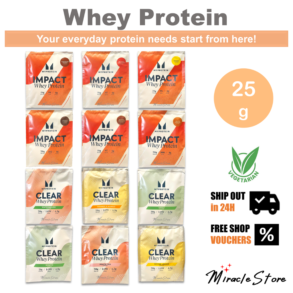 Myprotein Clear Whey Protein Impact Whey Protein Powder 1serving Juicy ...
