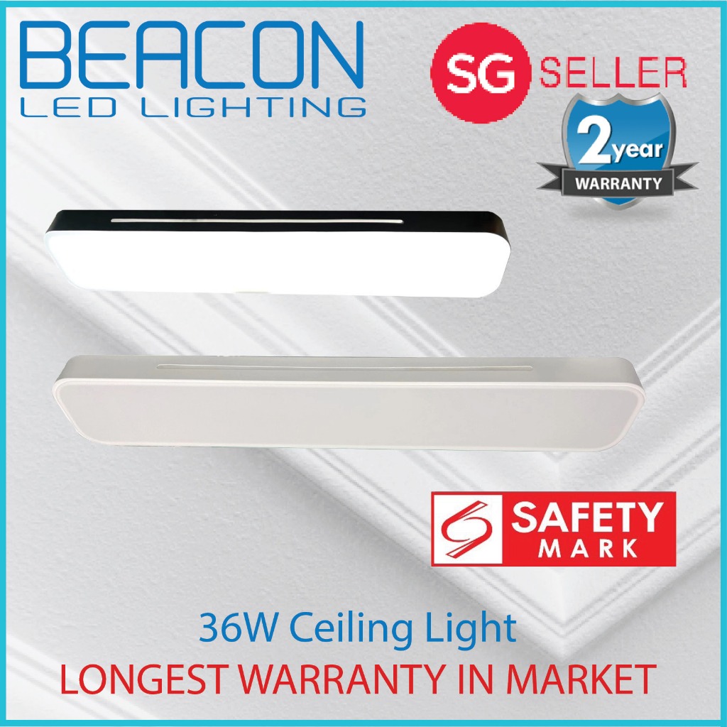 BEACON LED 36W Rectangular Ceiling Light - 78x13.5cm - (suit for ...