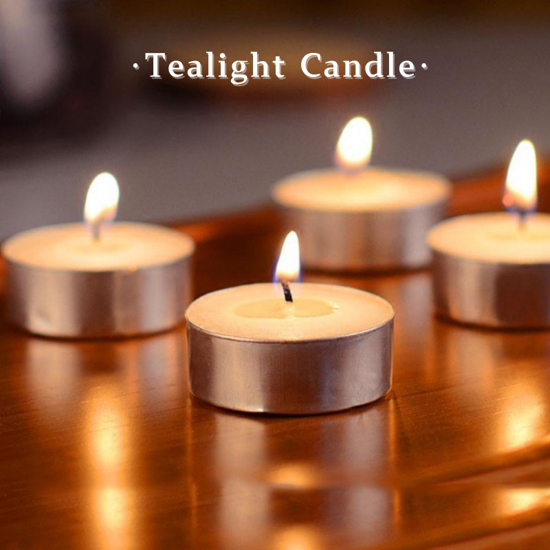 FORLEAF Tealight Candle White 100pcs 1pcs 2 Hours Burning Time | Shopee ...