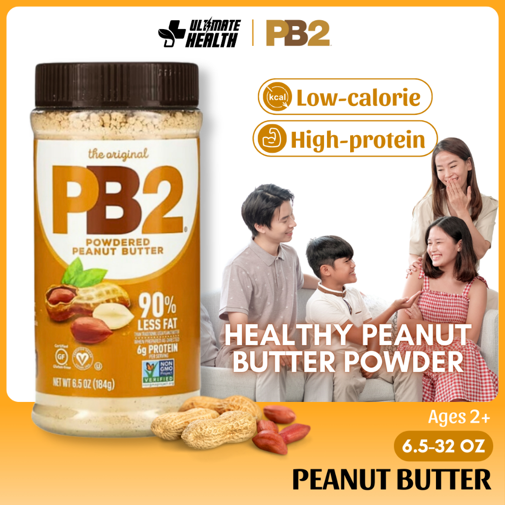 PB2 Foods, The Original PB2, Powdered Peanut Butter, Original, 6.5 oz ...