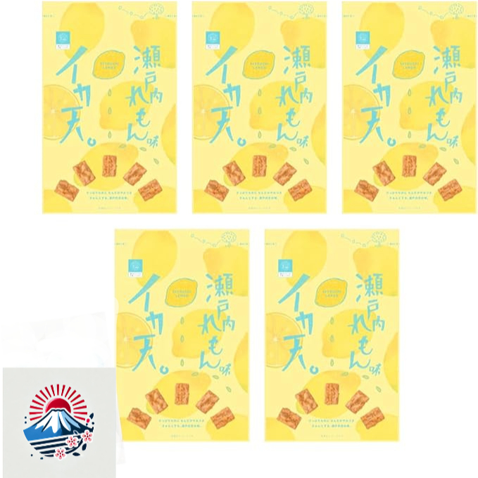 Maruka Foods Squid Tempura, Setouchi Lemon Flavor, 65g, 5 piece set ...