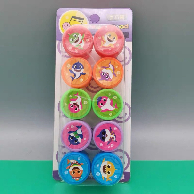 Stamps Baby Shark My Little Pony Labubu Smiley Face | Shopee Singapore
