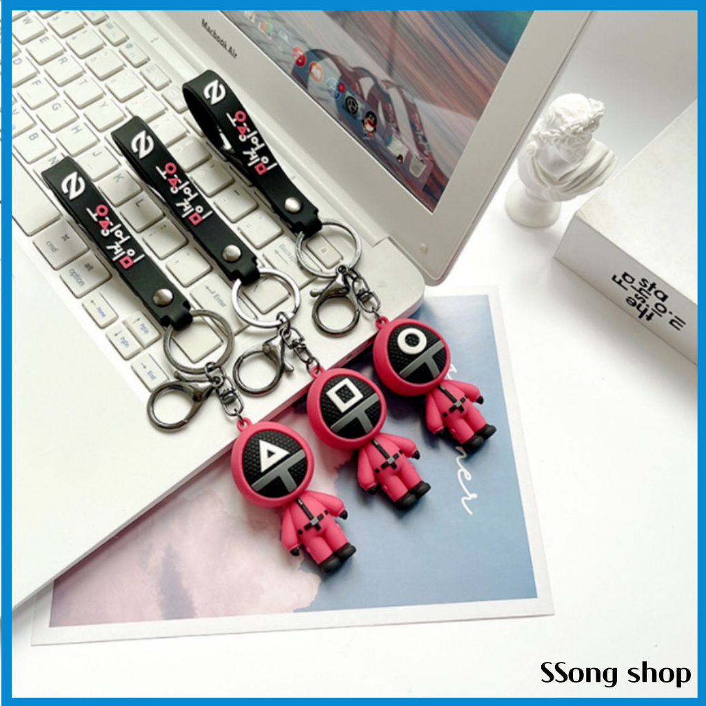 Squid Game Character Keyring Set | Shopee Singapore