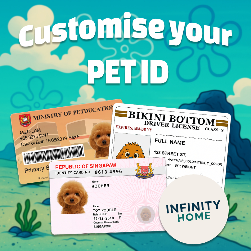 Pet ID Card SG | Customise Pet NRIC | Identity Card | Shopee Singapore