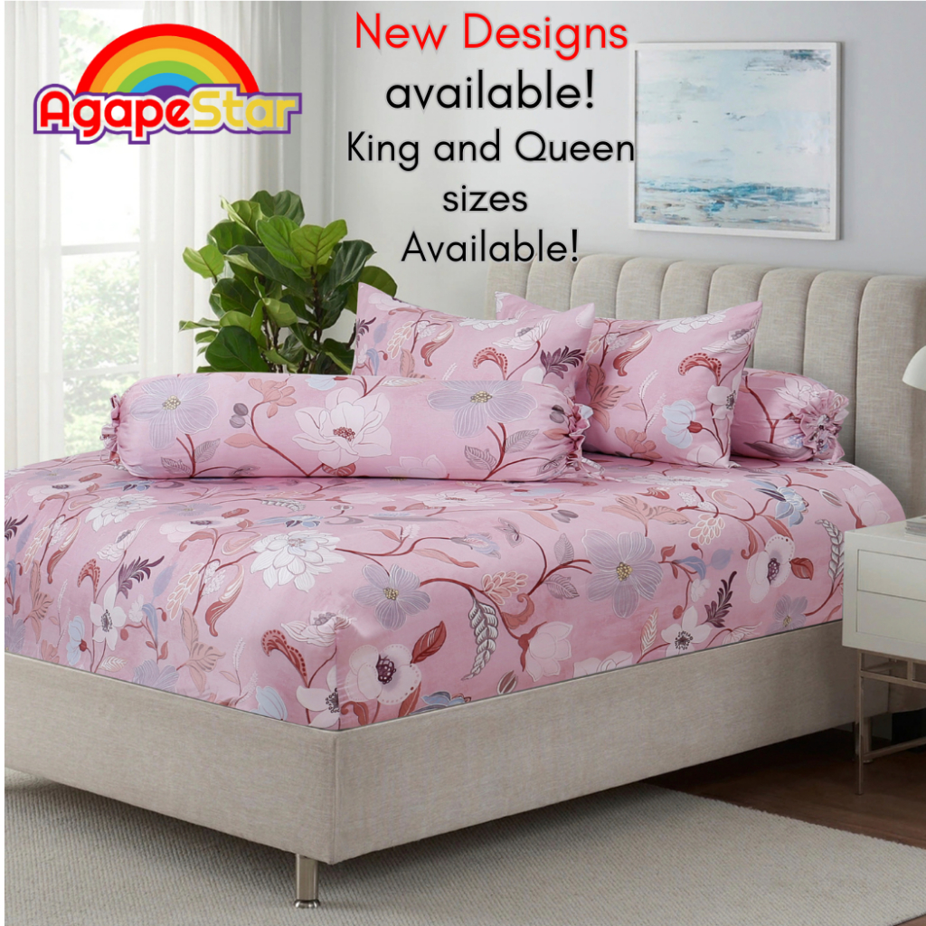 Agapestar Tencel Single Fitted Sheet Set (1000 Threadcount) | Shopee ...