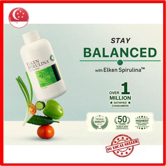 [SG ready stock] Elken Spirulina (Bundle of 3000T) (100% authentic) | Expiry Feb 2027 | Shopee ...