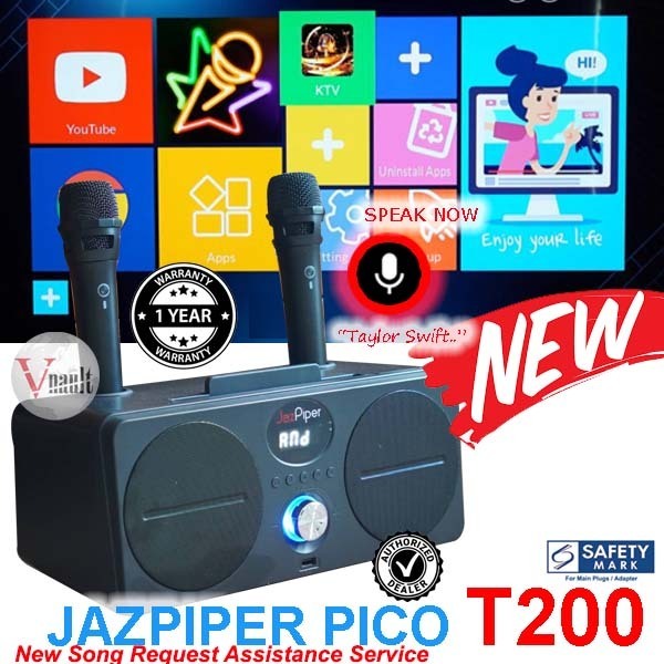 [Local Seller][Ready Stock]JazPiper Pico T200 Portable Voice All-In-One ...