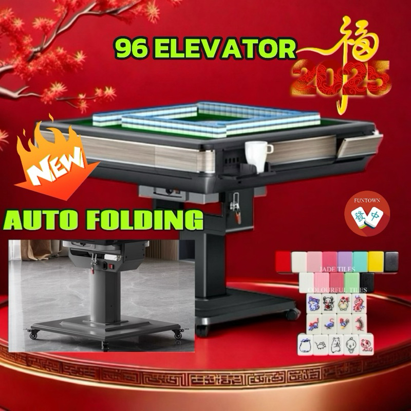 【𝐒𝐆 𝐅𝐔𝐍𝐓𝐎𝐖𝐍】Automatic Mahjong Table / Mahjong Table / Foldable Mahjong ...