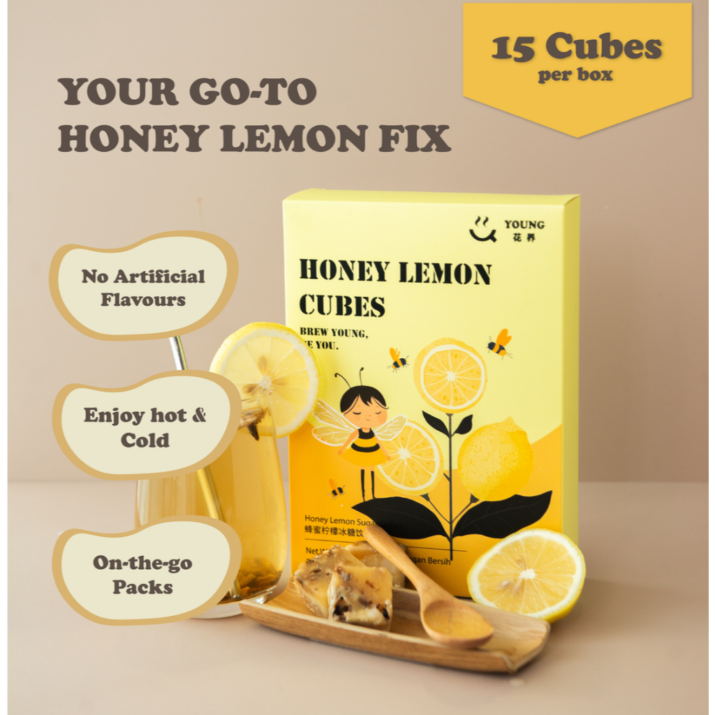 Honey Lemon Cube - Tea | Honey Cubes | Tea Bag (15 Cubes) | Shopee ...