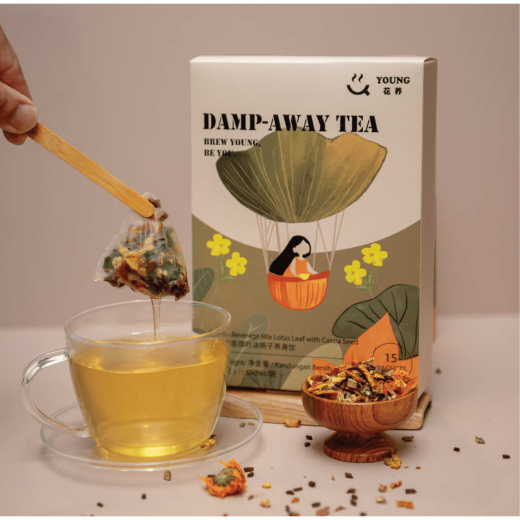 Damp Away Tea - Herbal Detox Tea for Bloating, Indigestion ...