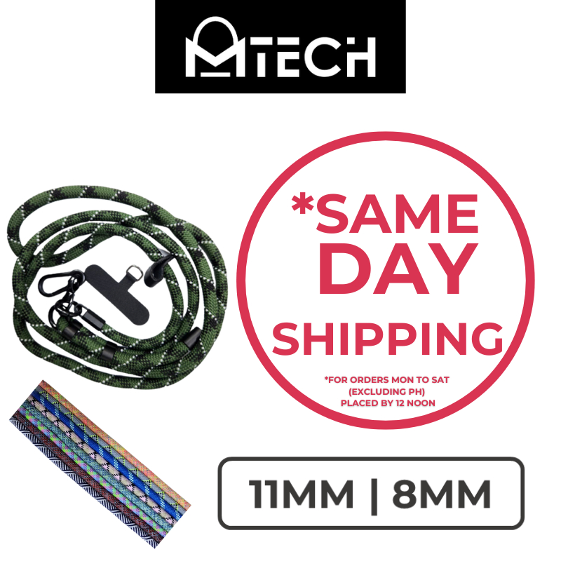 MTech Phone Strap Universal Crossbody Thin Tag iPhone Handphone Sling ...